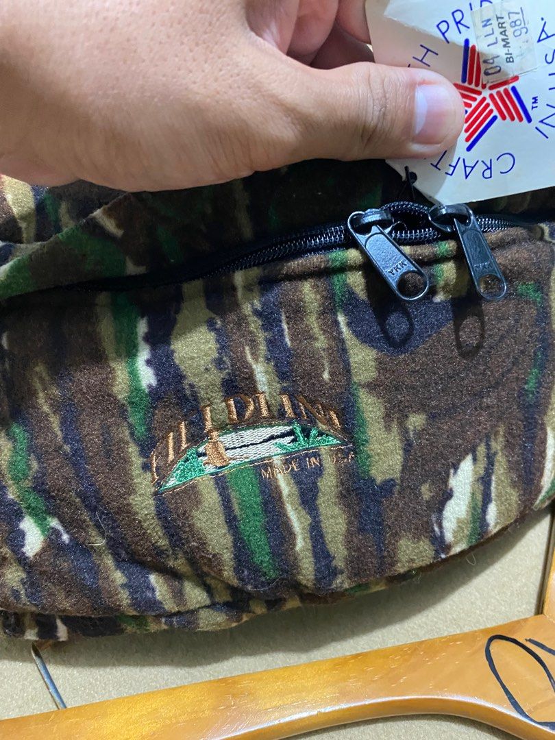 Vintage Fieldline Real Tree Camo Fanny Pack Waist Belt Bag Hunting Made ...