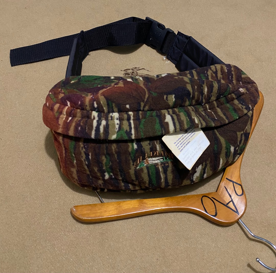 Vintage Fieldline Real Tree Camo Fanny Pack Waist Belt Bag Hunting Made ...