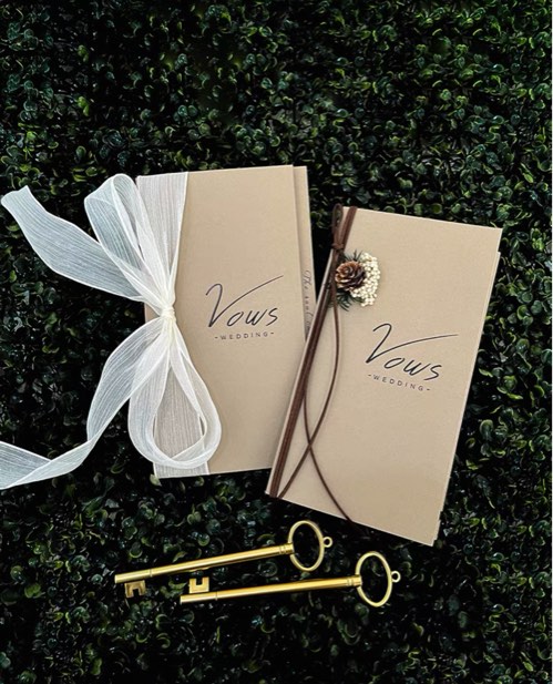 Wedding Vow Cards and free angpaos, Hobbies & Toys, Stationery & Craft ...