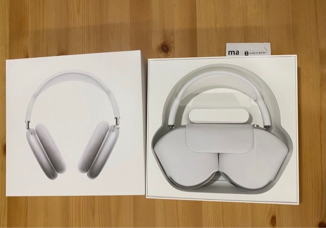White Apple AirPods Max with box and receipt, Audio, Headphones ...