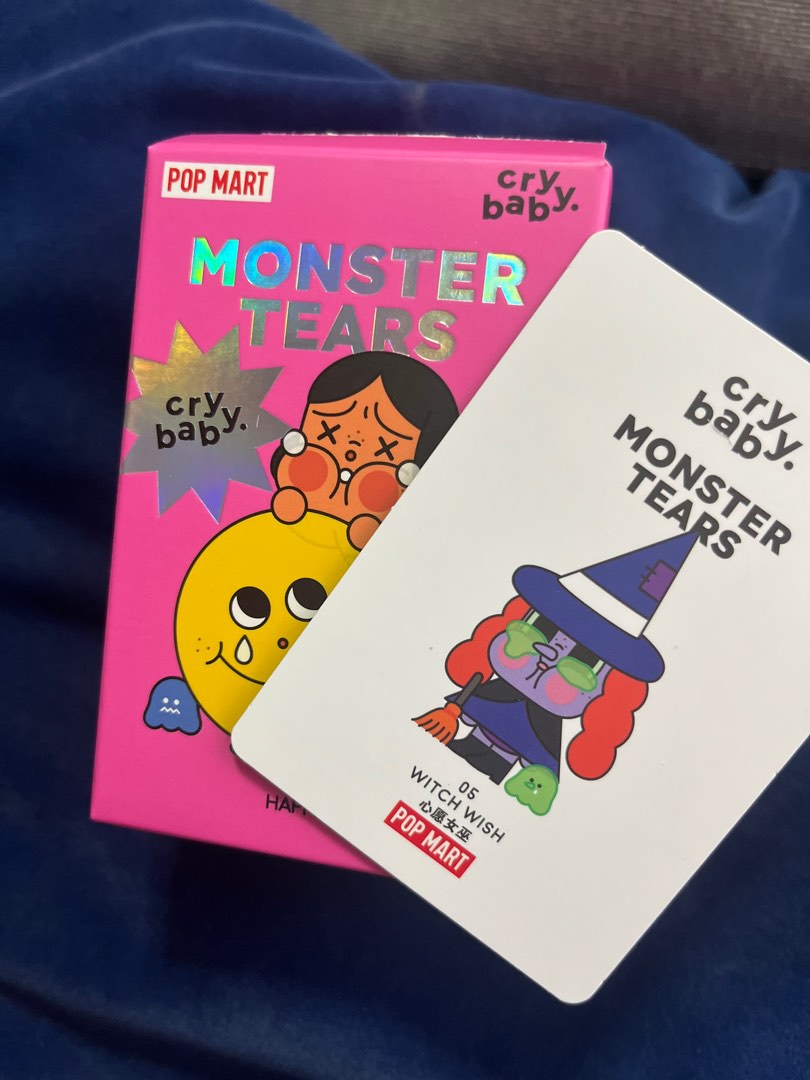 Witch Wish: Original Pop Mart Cry Baby Monster Tears Edition, Hobbies & Toys, Toys & Games on ...