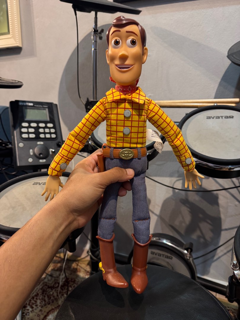 Woody Toy Story Figure (No sound box, No Hat) Andy Sign, Hobbies & Toys ...
