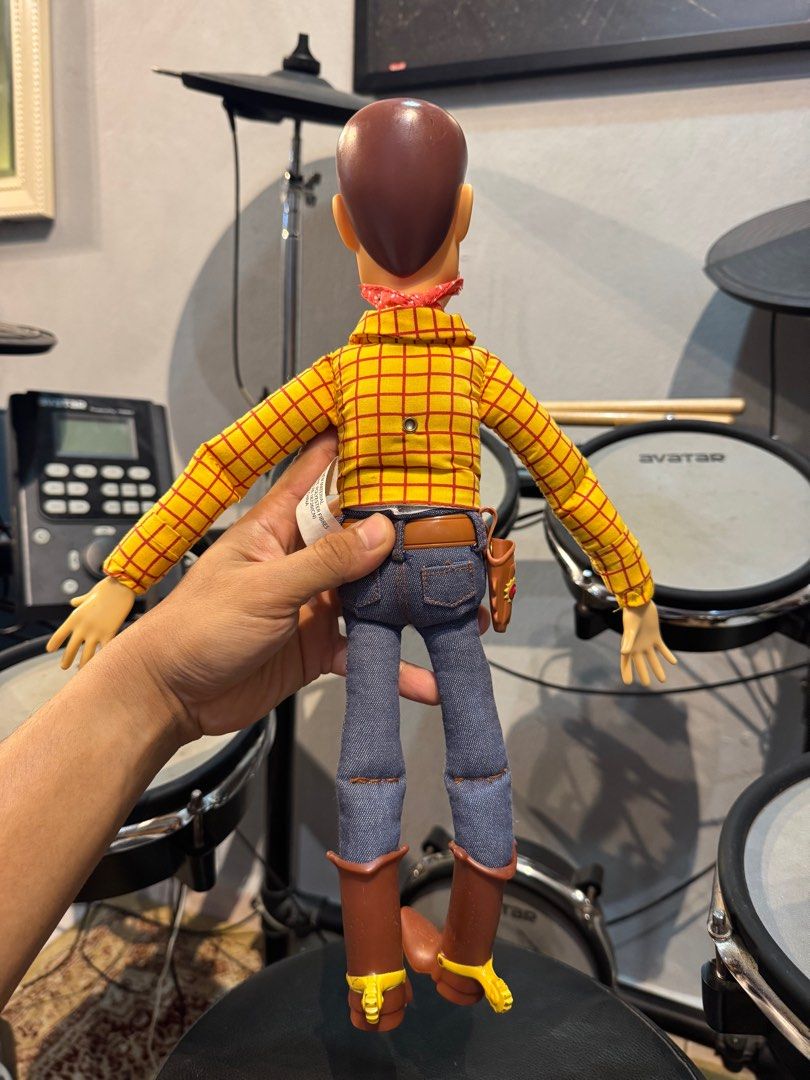 Woody Toy Story Figure (No sound box, No Hat) Andy Sign, Hobbies & Toys ...