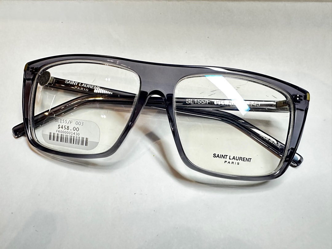 YSL Saint Laurent SL155F spectacle frame, Men's Fashion, Watches ...