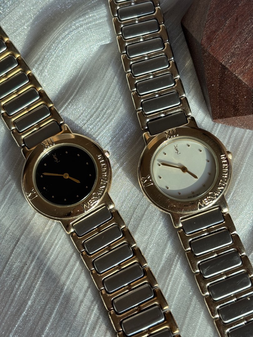 YSL vintage watch duo, Women's Fashion, Watches & Accessories, Watches ...