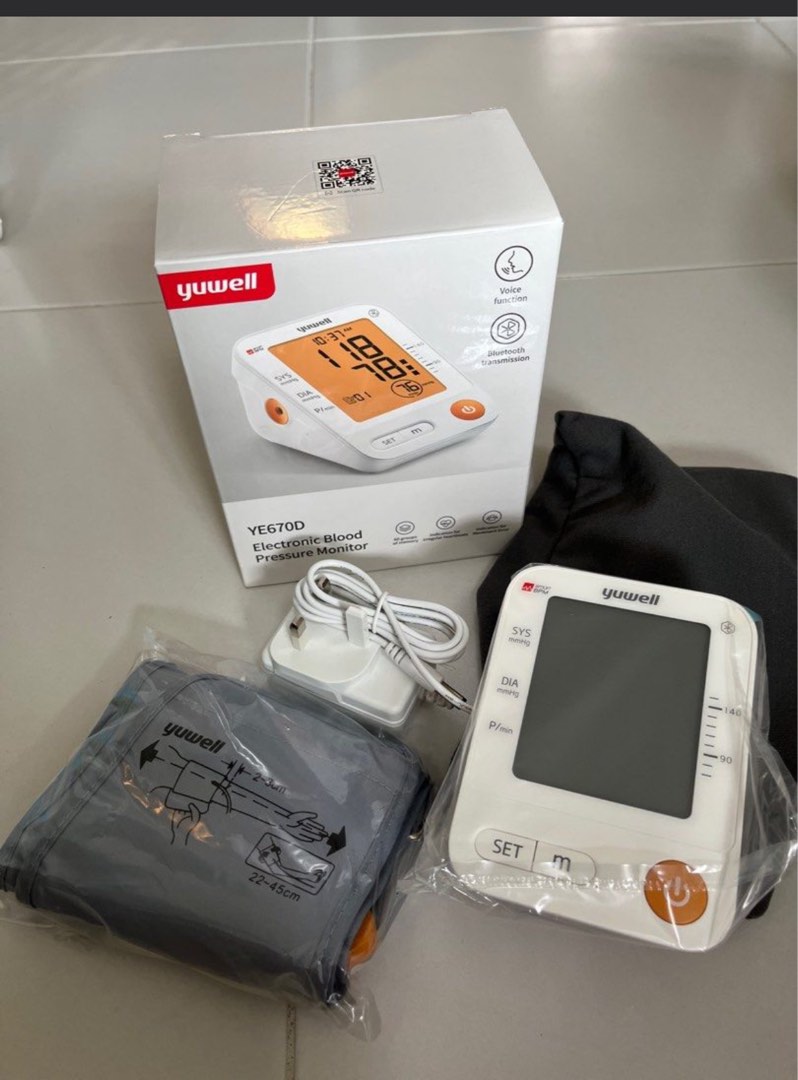 Yuwell Blood Pressure Monitor, Health & Nutrition, Health Monitors ...