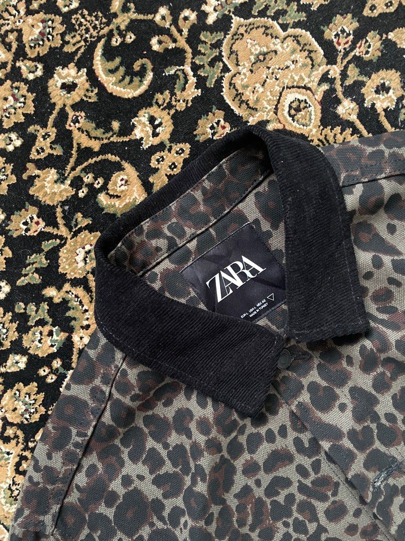 Zara Leopard Jacket (Detroit), Men's Fashion, Coats, Jackets and ...