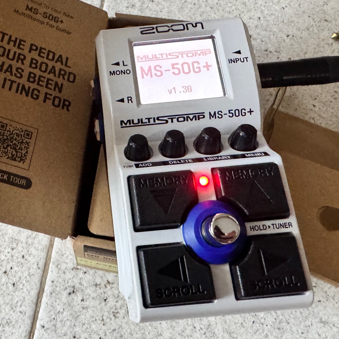 Zoom MS-50G+ MultiStomp Multi-effects Pedal, Hobbies & Toys, Music ...