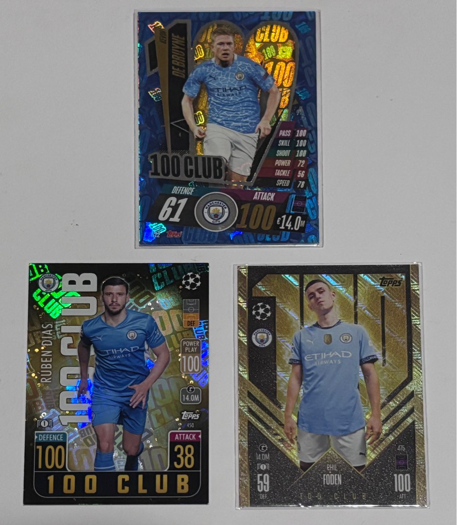 100 CLUB Manchester City Cards, Hobbies & Toys, Memorabilia ...