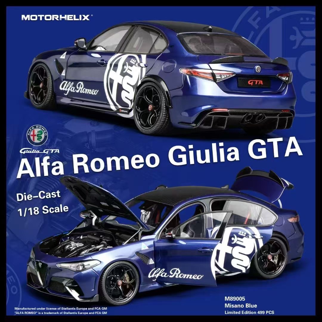 1/18 Motor Helix Alfa Romeo GTA (full opening diecast), Hobbies & Toys ...