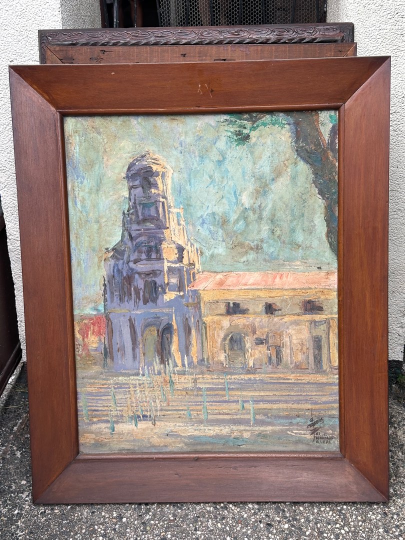 1961 Church of Morong Rizal Painting, Hobbies & Toys, Memorabilia ...