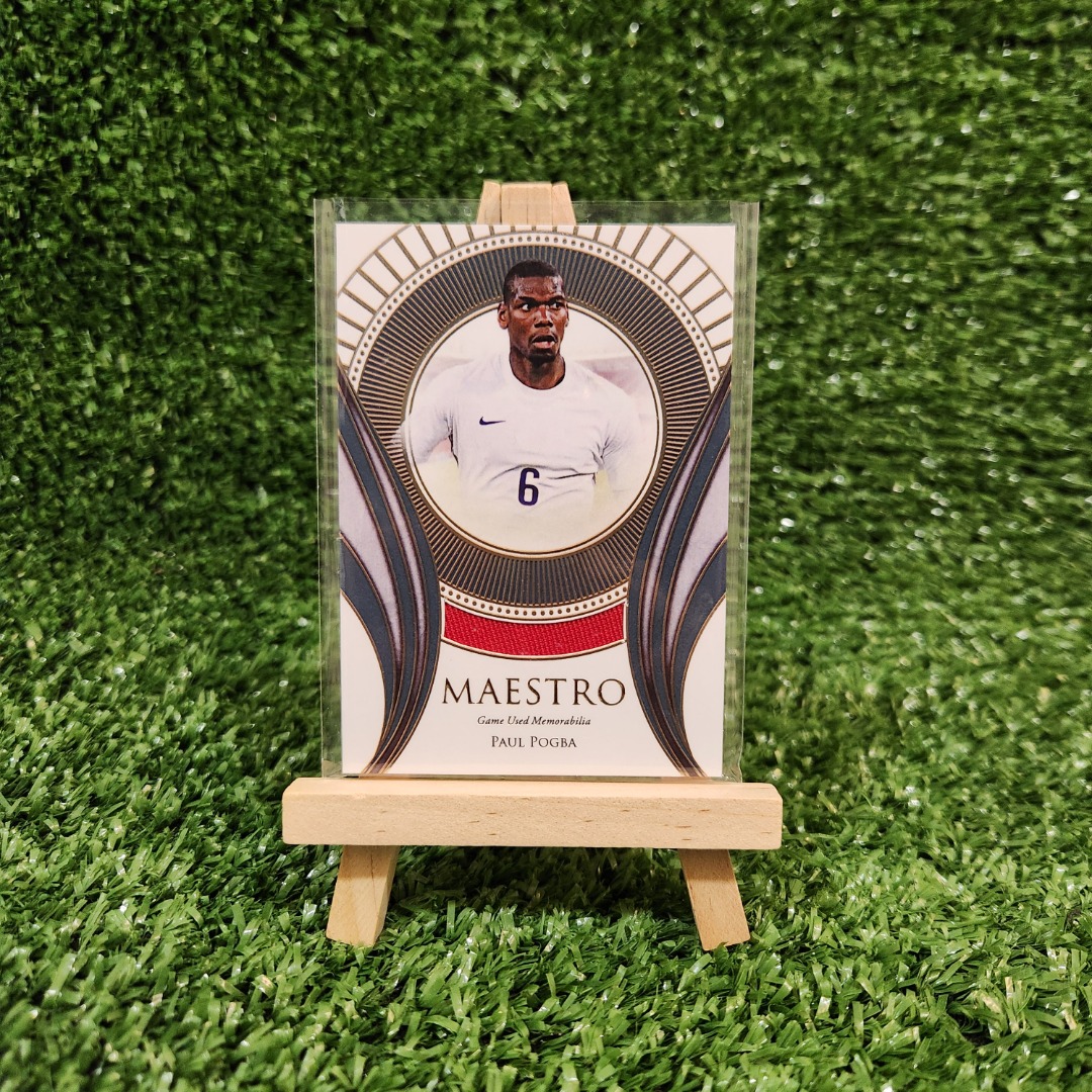 2023 Futera Paul Pogba MAESTRO Match Worn Patch 09/25 Manchester United ...