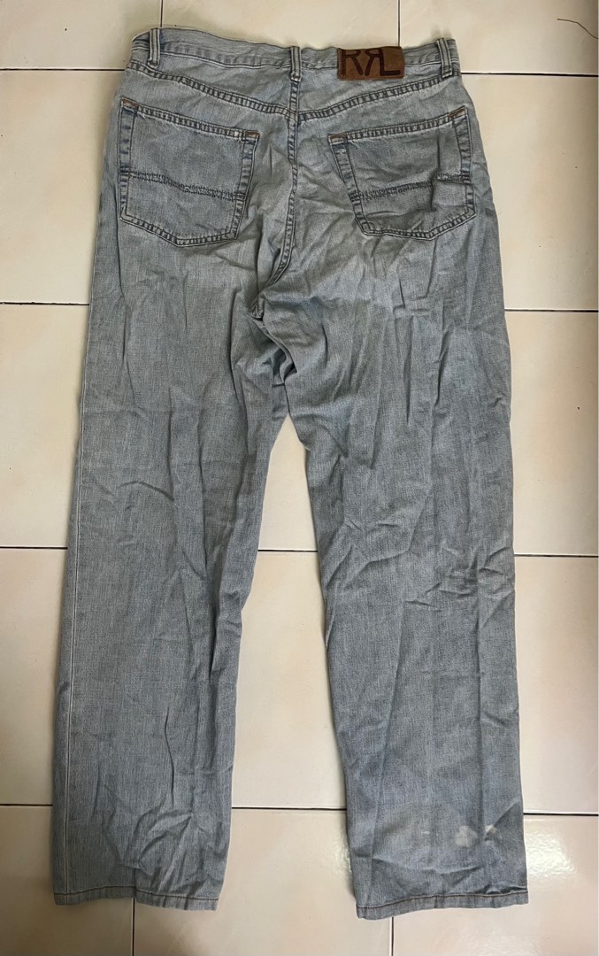 (32) RRL Double RL ralph Lauren 90s denim, Men's Fashion, Bottoms, Jeans on Carousell