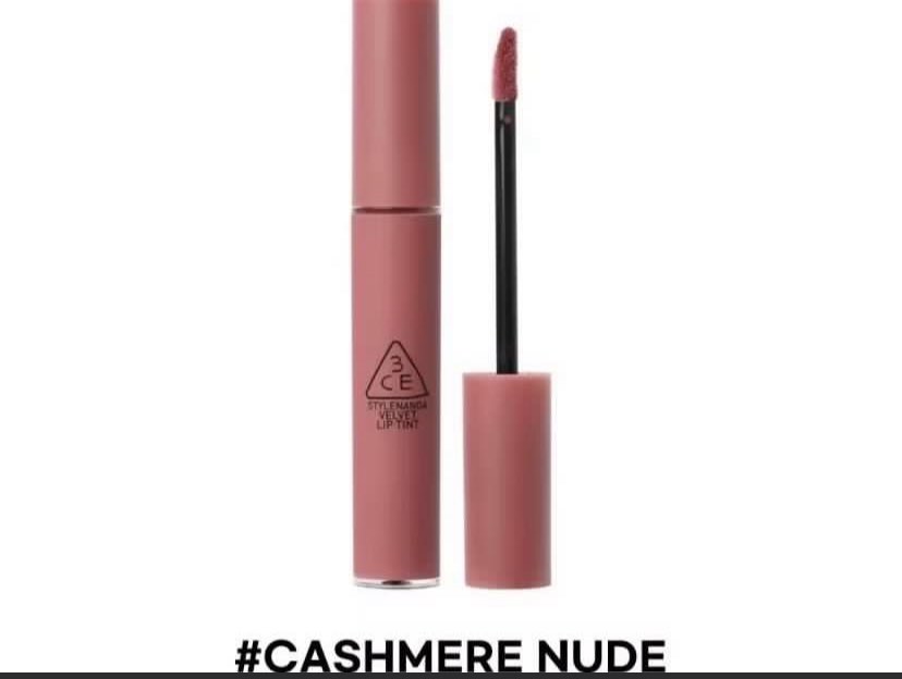 3CE Velvet Lip Tint lip stain in Pink break, Think again, Cashmere nude ...