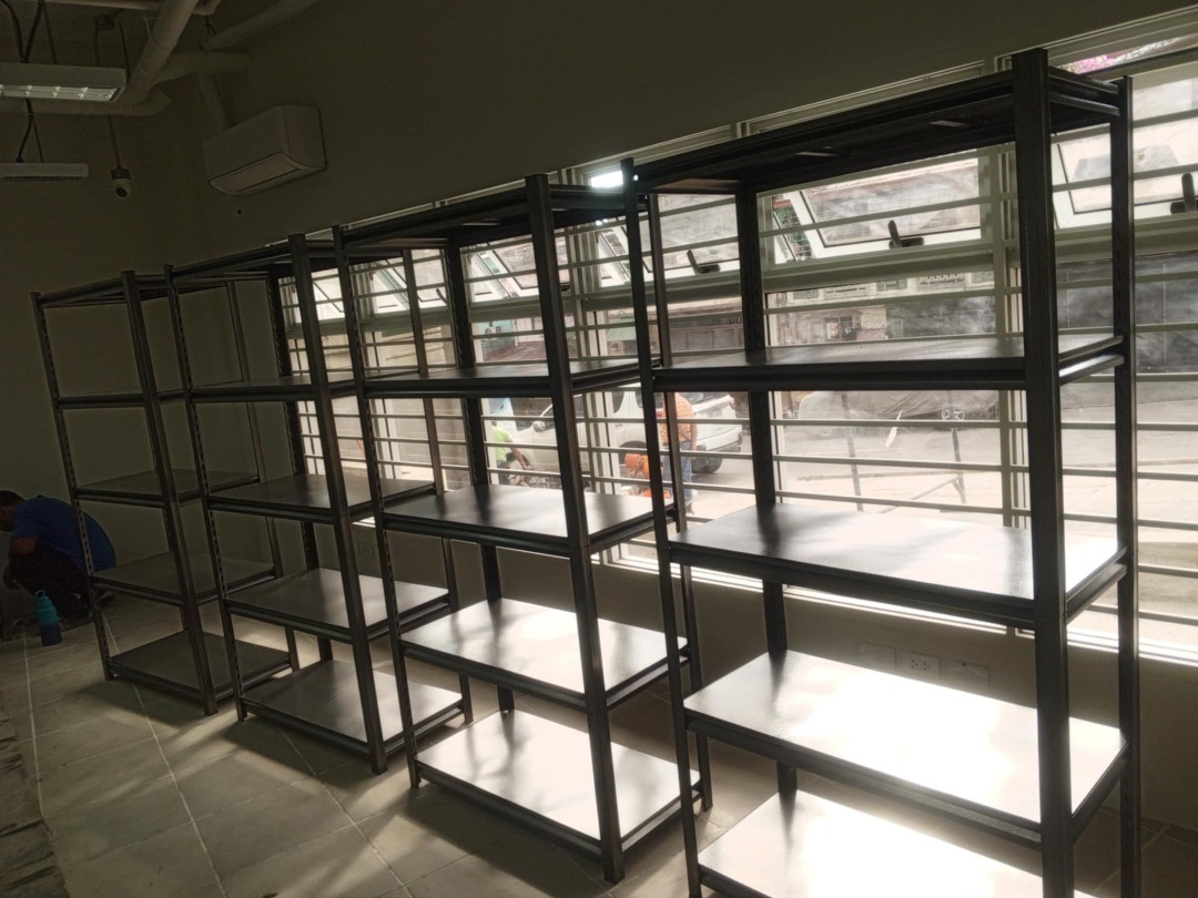 4 LAYER STEEL RACK / OFFICE FURNITURE / OFFICE PARTITION, Furniture ...
