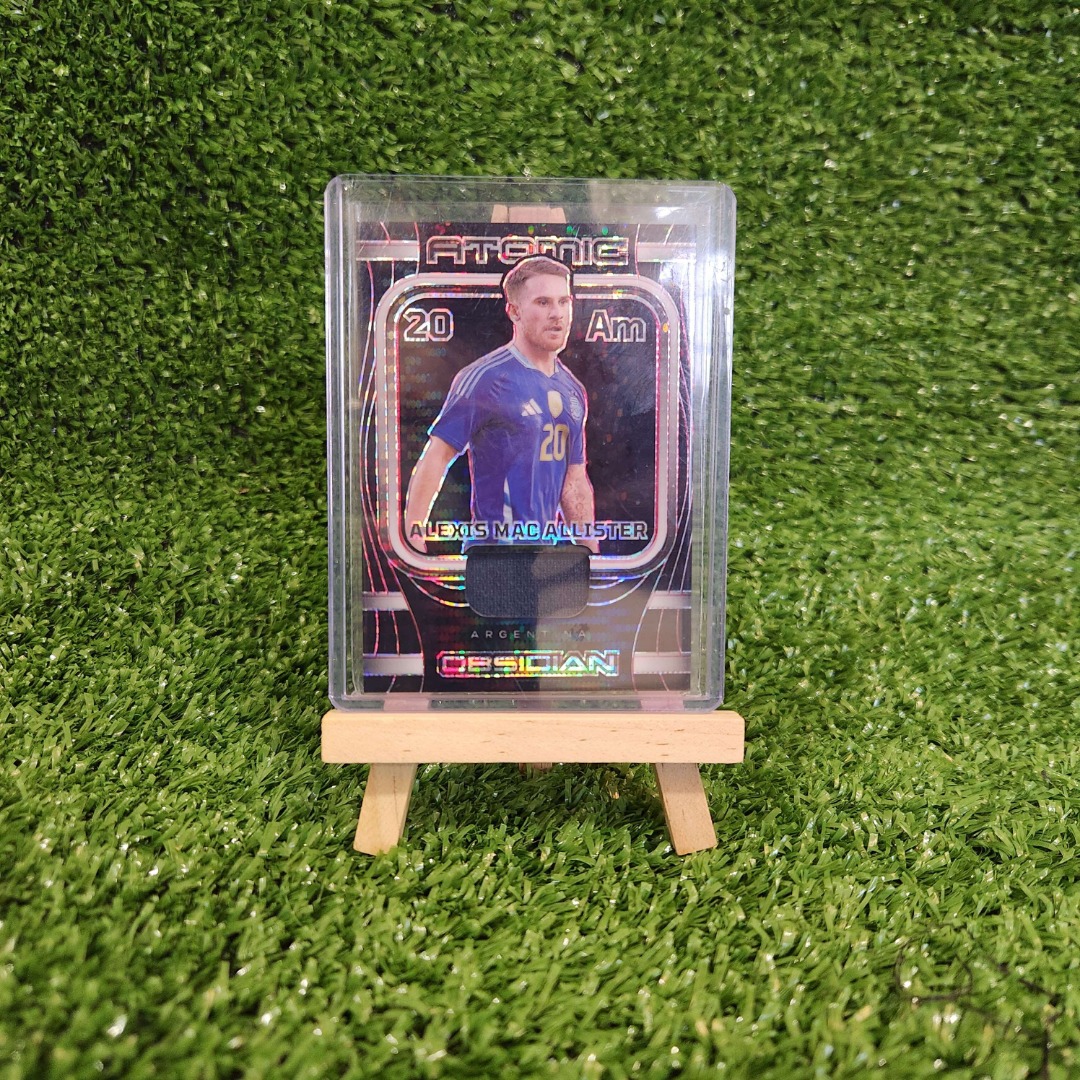 Alexis Mac Allister 2023-24 Panini Obsidian Soccer Atomic Relic Red ...