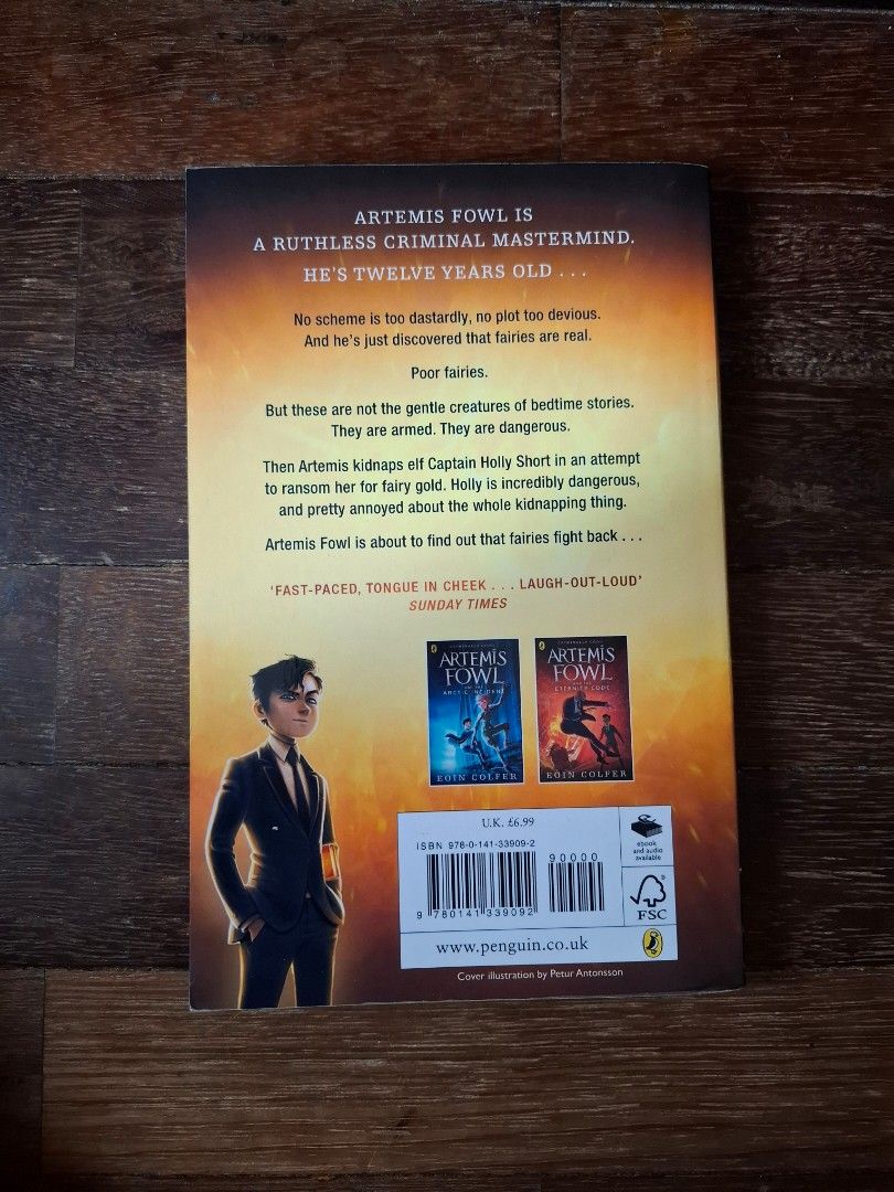 Artemis Fowl [Book One], Hobbies & Toys, Books & Magazines, Children's ...
