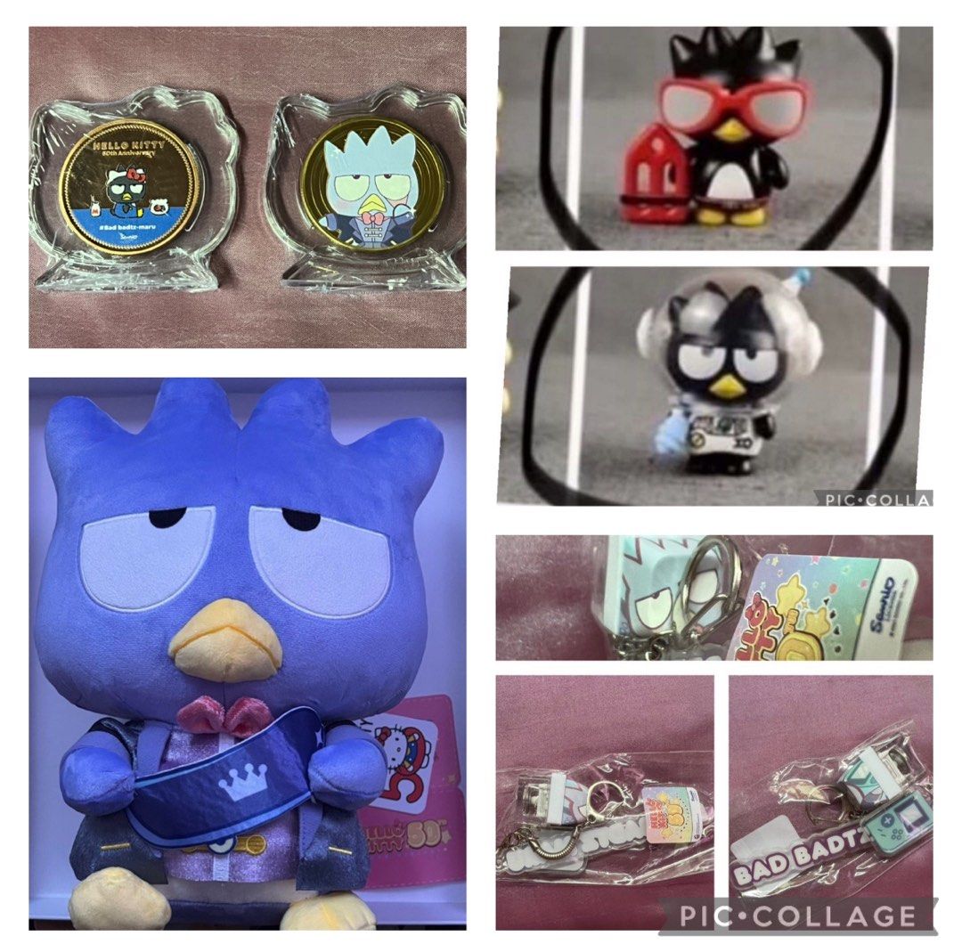 Authentic limited edition sanrio bad badtz maru items / singapore mint ...