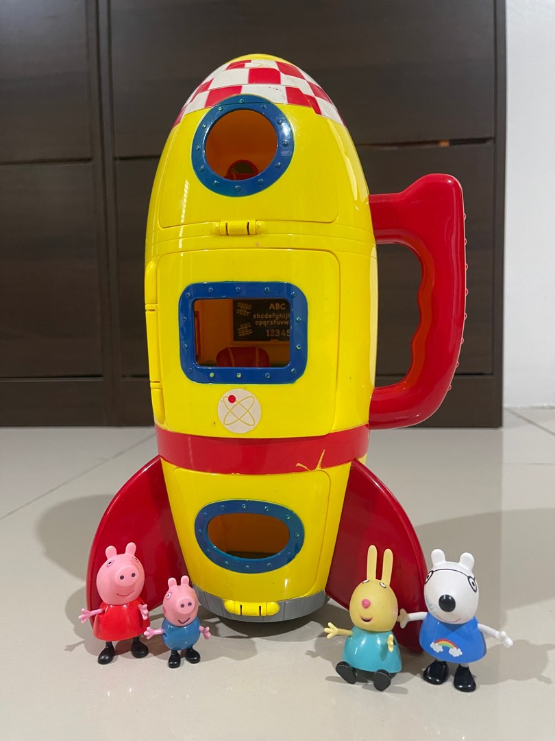 Peppa Pig Rocket Ship Toy Set, Hobbies & Toys, Toys & Games on Carousell