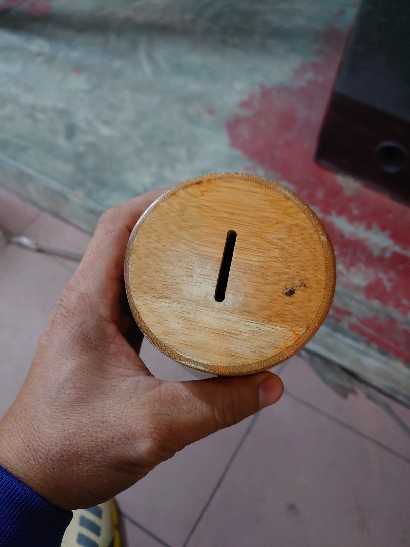 bamboo coin bank / tabung buluh, Hobbies & Toys, Stationery & Craft ...