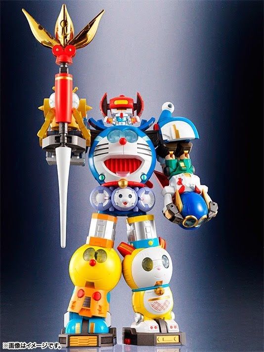 Bandai Chogokin Ultimate Combining SF Robot Fujiko F Fujio Characters ...