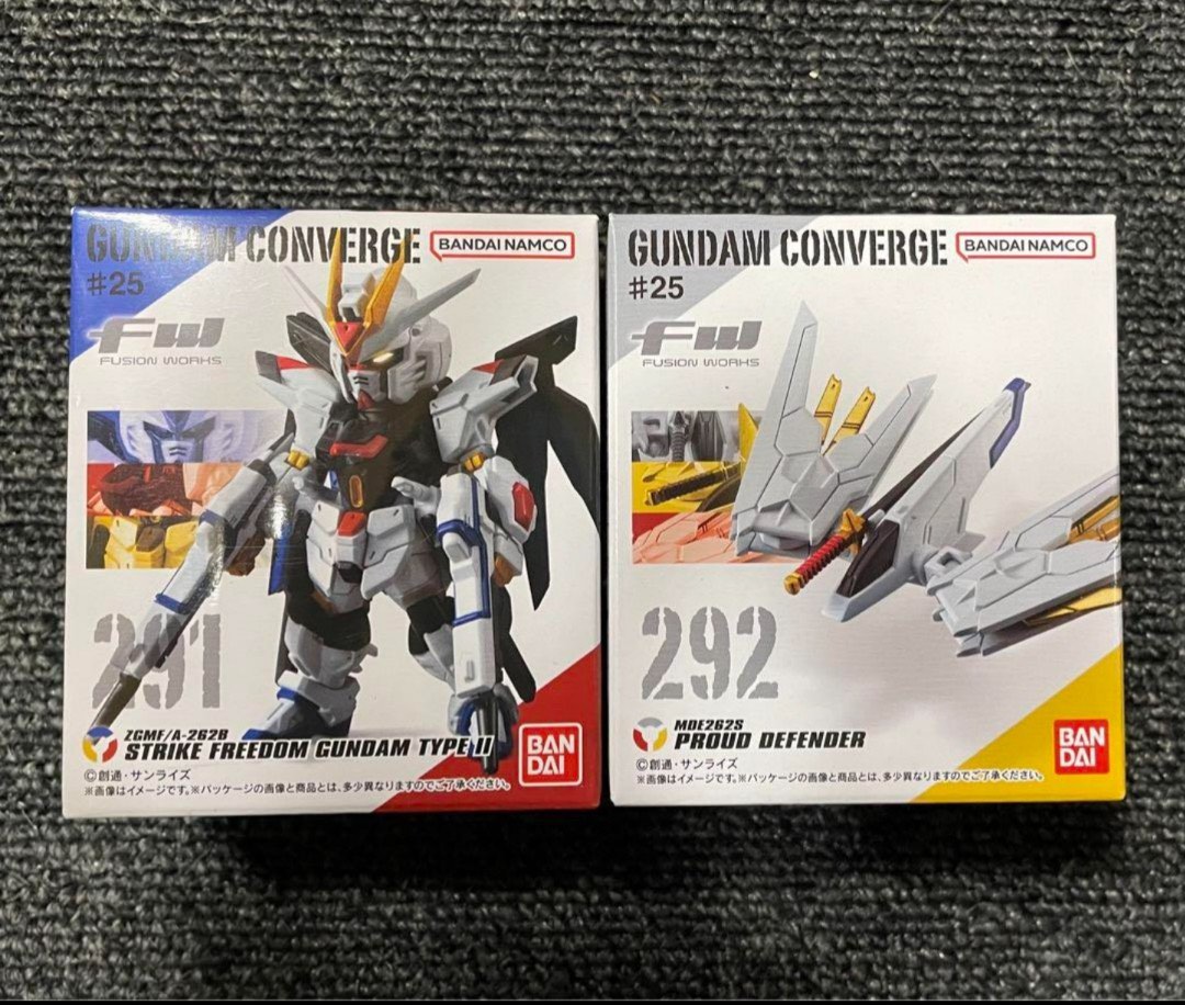 BANDAI FW GUNDAM CONVERGE #25 Strike Freedom Gundam Type-2 291 and ...
