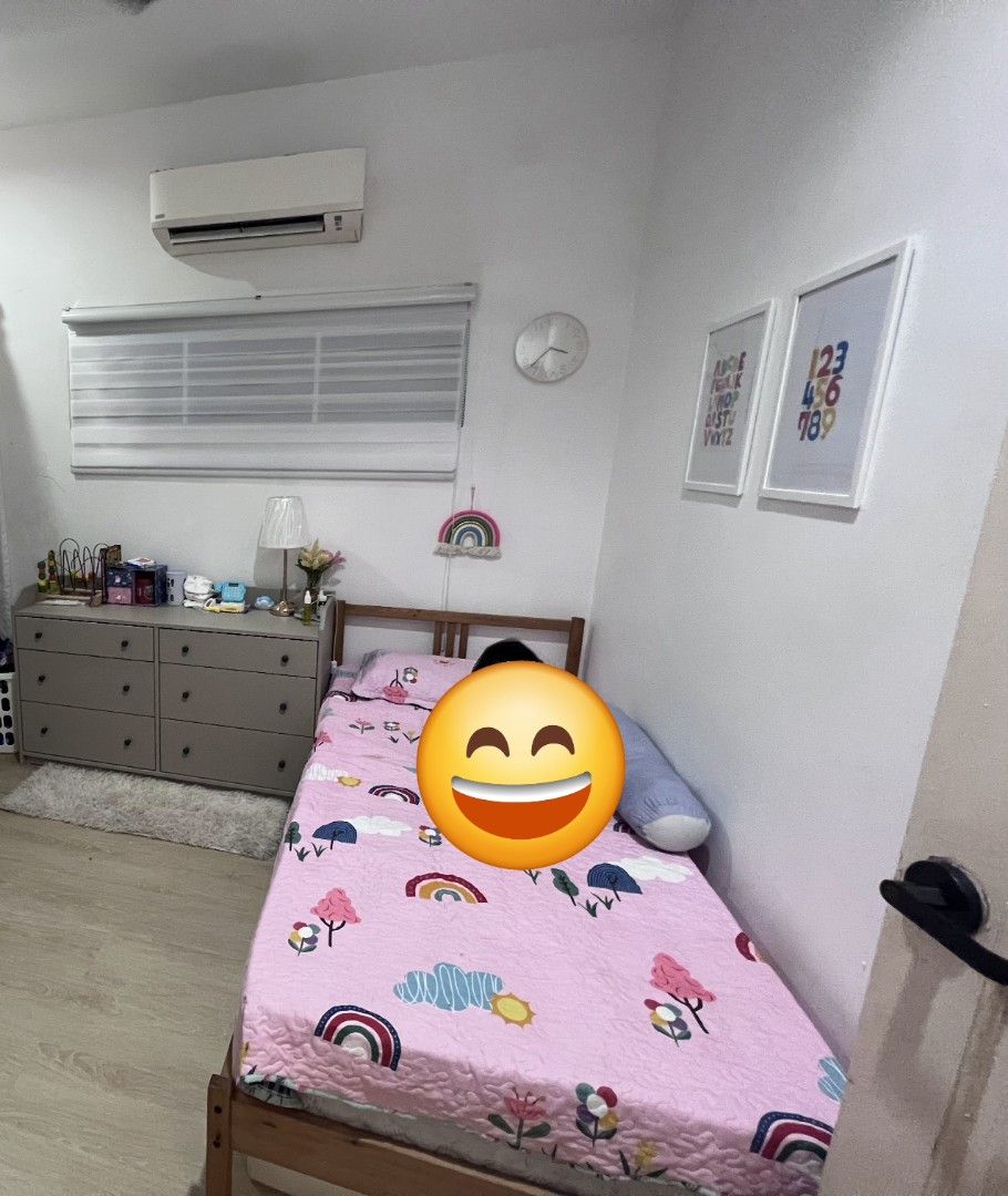 Bedframe Ikea Fjellse Single Bed Katil Single, Furniture & Home Living ...