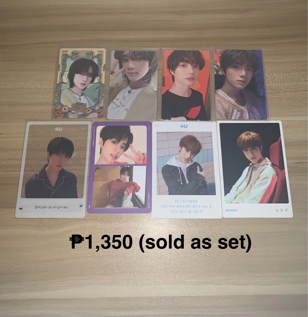 BEOMGYU TXT OFFICIAL PHOTOCARDS, Hobbies & Toys, Memorabilia ...