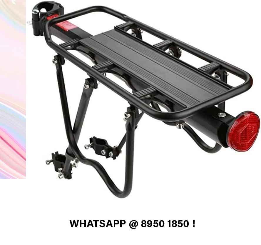 Bicycle Luggage Carrier, Powerful 50kg/110lb High Load High Strength ...