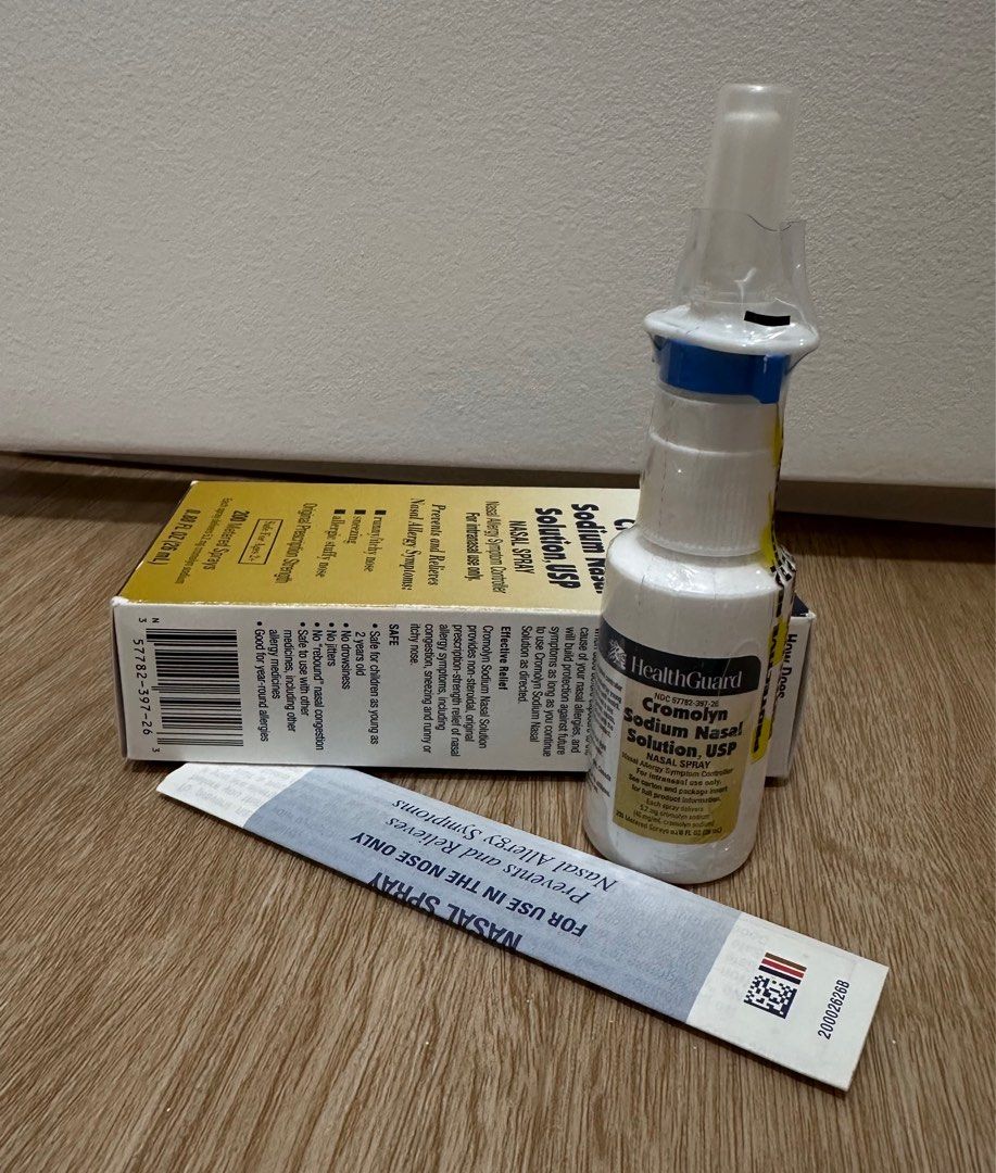 BN Sealed Healthguard Cromolyn Sodium Nasal Solution 26ml Expiry Oct ...