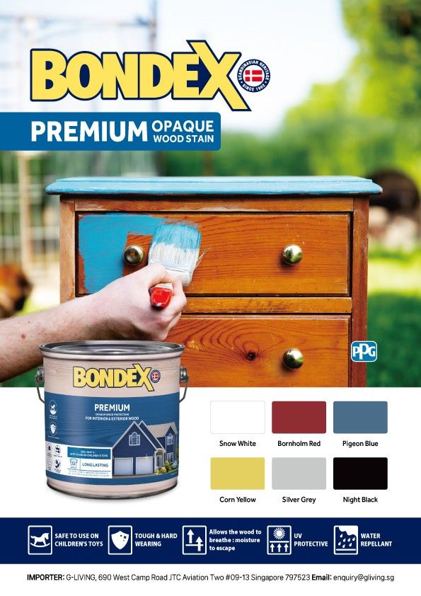 Opaque (Solid) Wood Stain - Premium Quality Long Lasting Water-Based ...