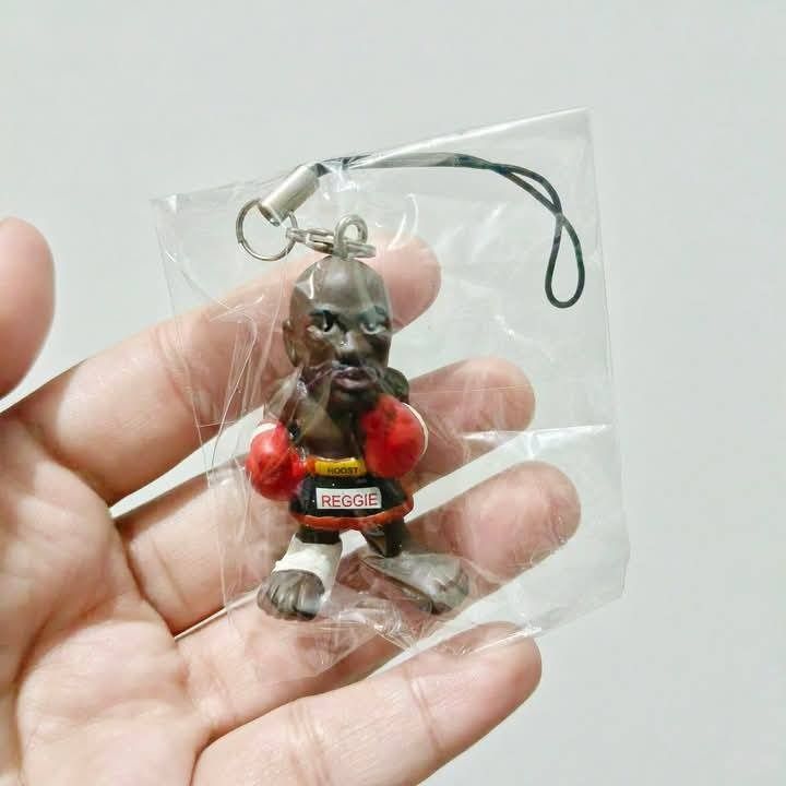 Boxing Chibi Reggie strap charm keychain figure trinket swing anik ...