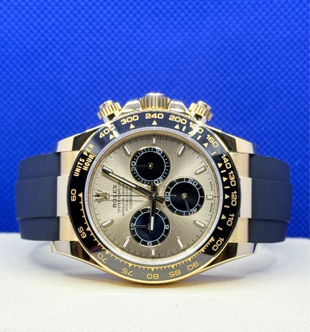 Brand New 03/2025 Rolex 126518LN Daytona Full Yellow Gold Oysterflex ...