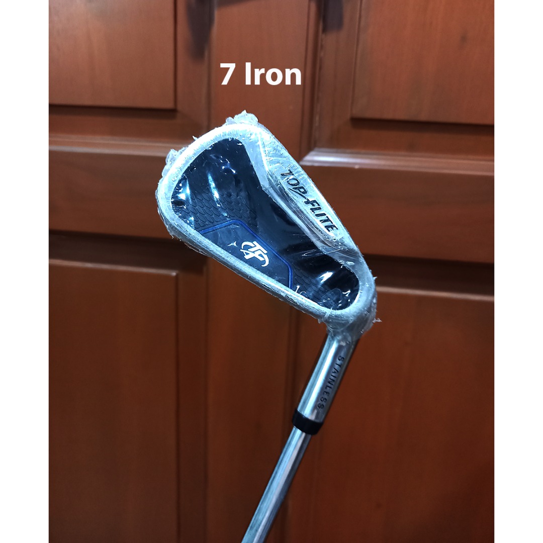 BRAND NEW Top Flite 7 Iron Steel Shaft Right Handed RH Men's Beginner ...