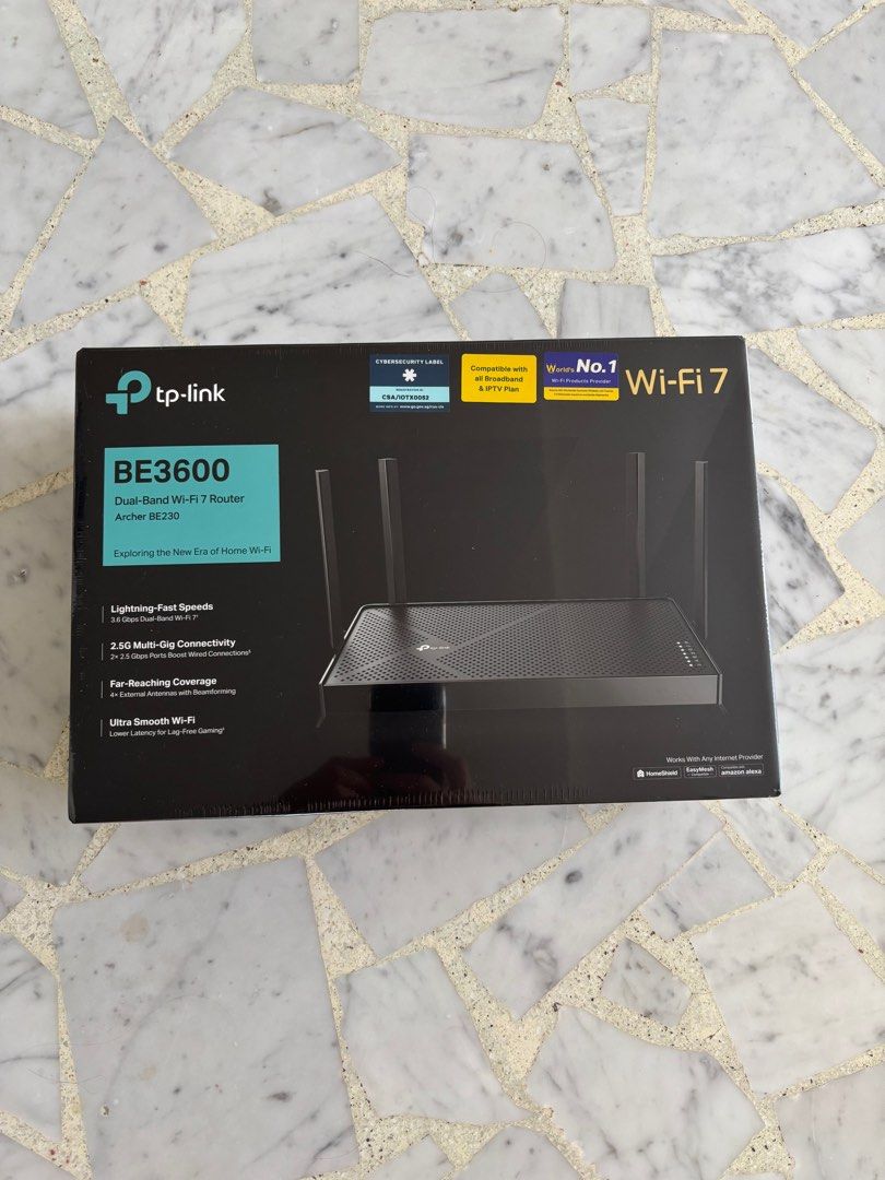 [Brand New] TP-Link Archer BE230 BE3600 Dual-Band Wi-Fi 7 Router 2 ...