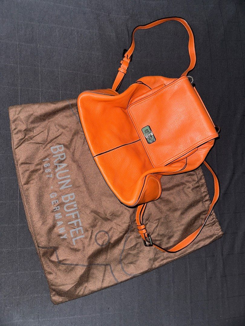 Braun Buffel Backpack, Luxury, Bags & Wallets on Carousell