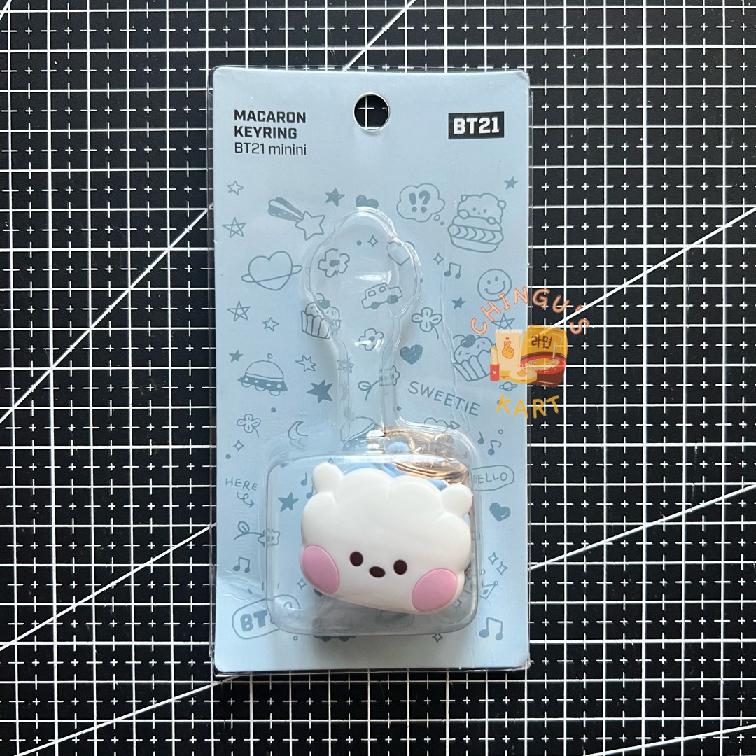 BT21 RJ Macaron Keyring, Hobbies & Toys, Memorabilia & Collectibles, K-Wave on Carousell