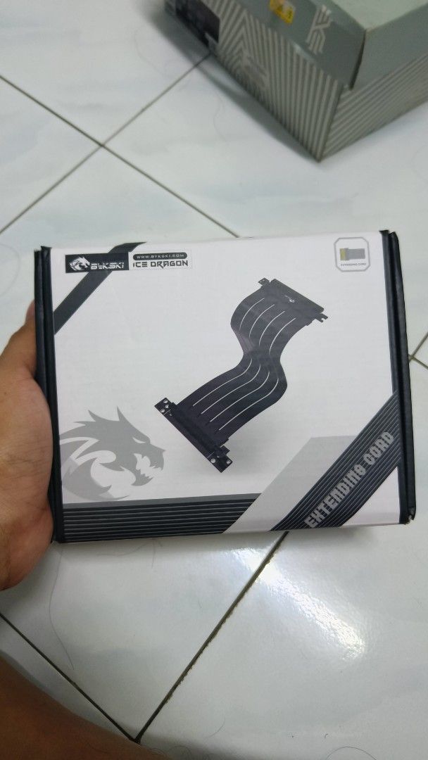 Bykski B-6HPCI-E-X 25cm PC Graphics Cards PCI Express Connector Cable ...