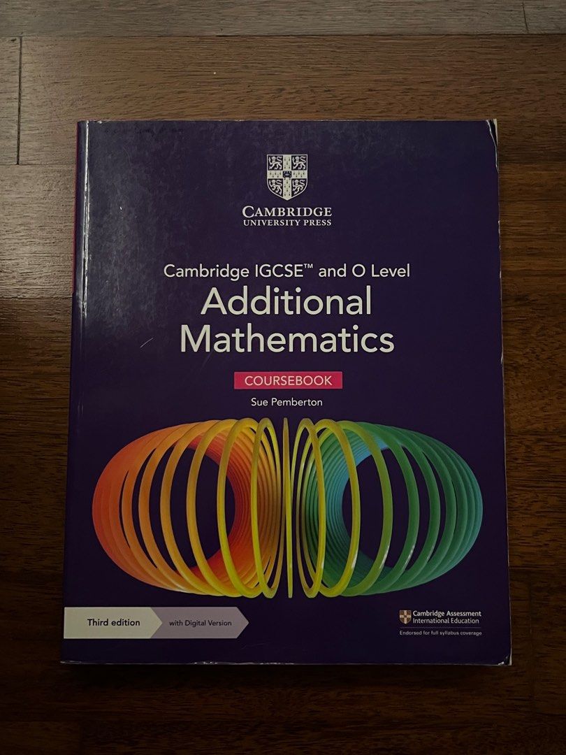 Cambridge IGCSE and O Level Additional Mathematics Coursebook, 3rd Edition, Hobbies & Toys ...