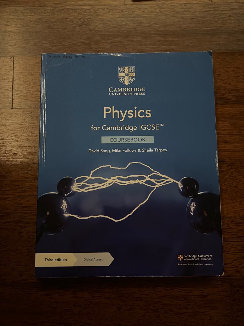 CAMBRIDGE IGCSE PHYSICS COURSEBOOK, Hobbies & Toys, Books & Magazines, Textbooks on Carousell