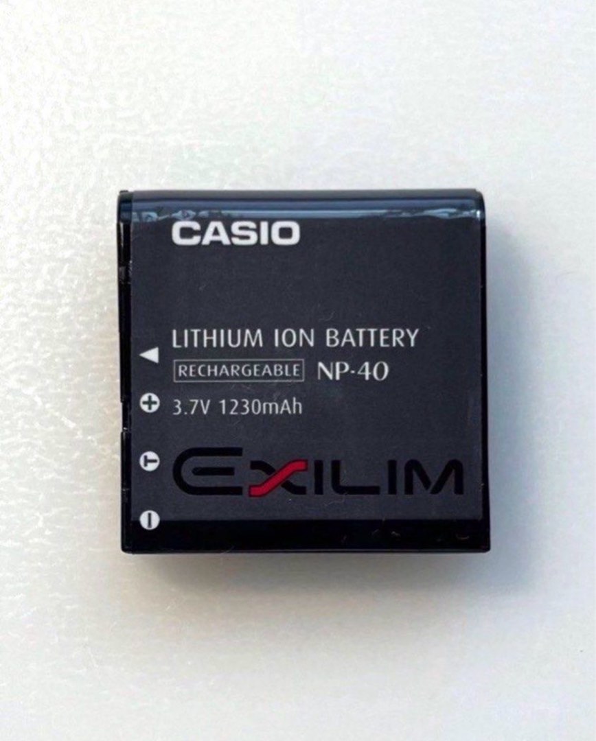 Casio Exilim Lithium Ion Battery, Photography, Photography Accessories ...