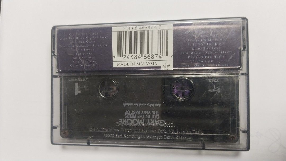 Cassette Gary Moore, Hobbies & Toys, Music & Media, CDs & DVDs on Carousell