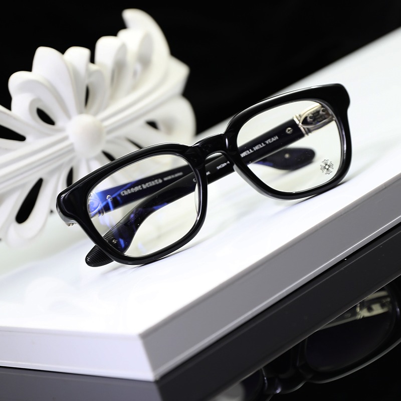 CHROME HEARTS WELL HELL YEAH #BK SIZE: 5!-21-140 日本手工眼鏡, 男裝, 手錶及配件, 眼鏡 ...