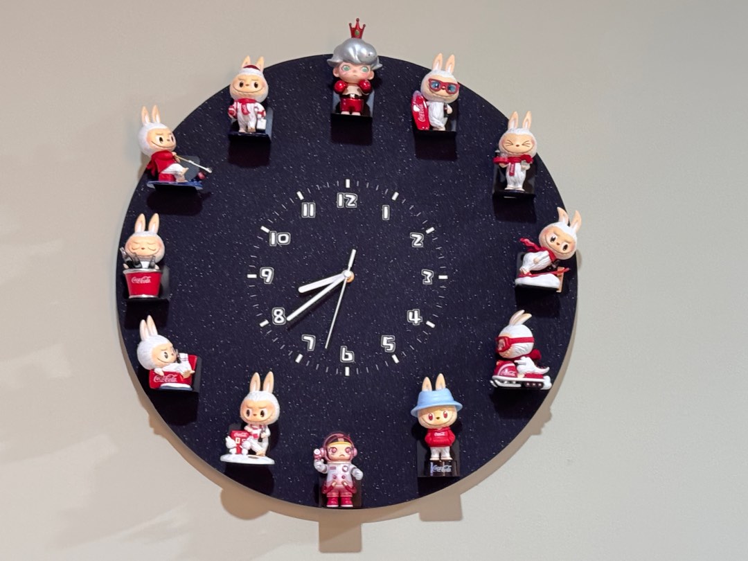 Clock for popmart figurine, Hobbies & Toys, Collectibles & Memorabilia ...