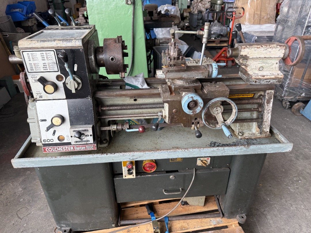 Colchester Bantam 1600 Precision Lathe Manual Heavy-Duty Metalworking ...