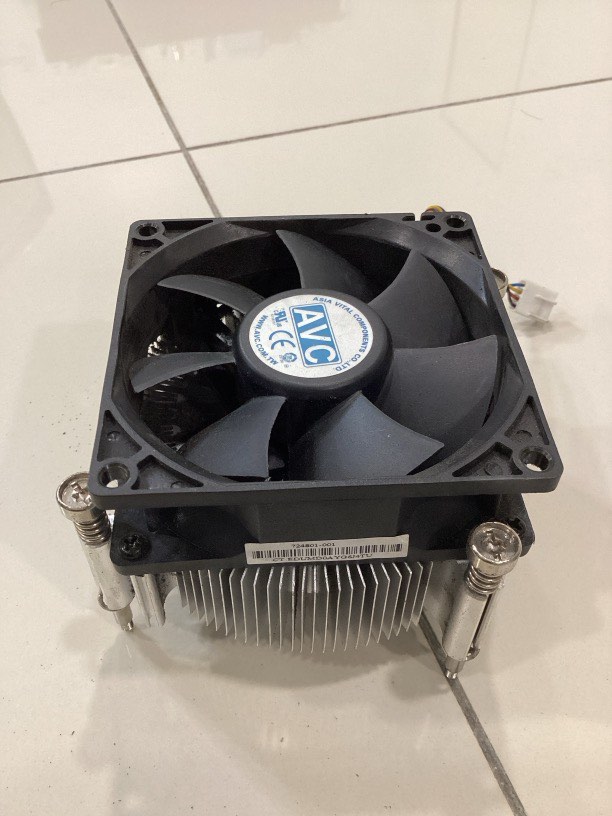 cpu cooler avc, Computers & Tech, Parts & Accessories, Computer Parts ...