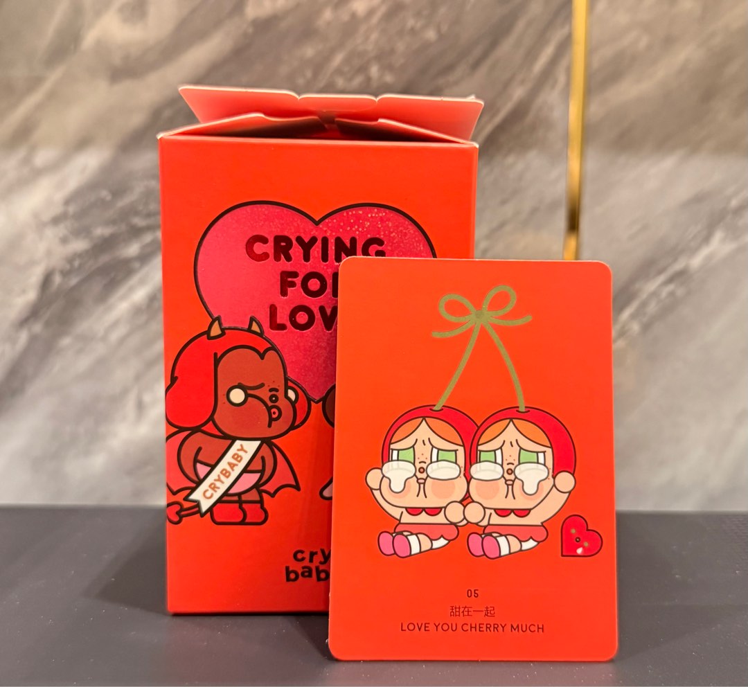 Crying For Love Series Figurine - Love You Cherry Much, Hobbies & Toys ...