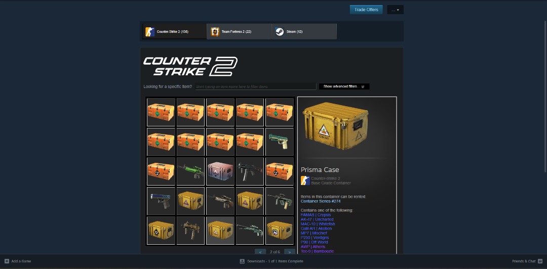 CS2/CSGO Prisma Case for sale, Video Gaming, Gaming Accessories, Game Gift Cards & Accounts on ...