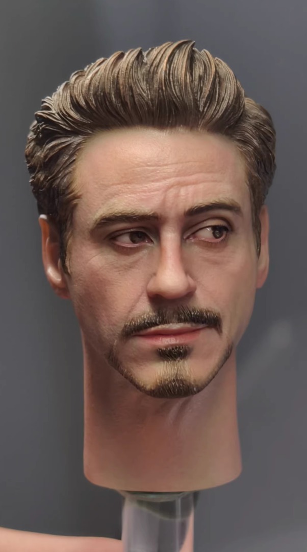 [Custom Head] Tony Stark 1/6 Iron Man NOT hot toys, Hobbies & Toys ...