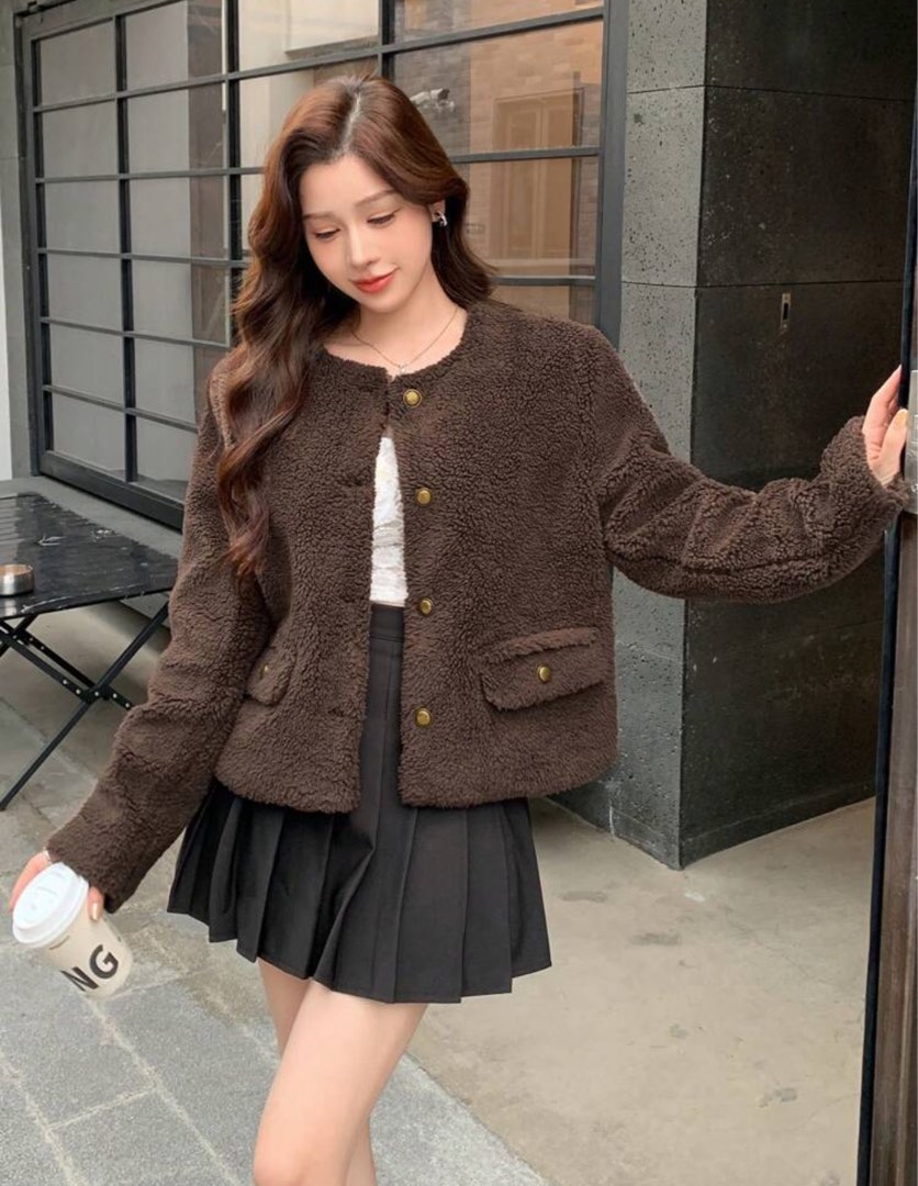Dazy Coat/Jacket brown, Women's Fashion, Coats, Jackets and Outerwear ...